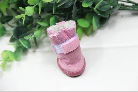 Eco friendly Suede super warm PET running Dog Shoes anti slip with XL XXL
