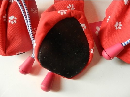Slip Waterproof PET Dog Shoes for big small dogs with soft suede