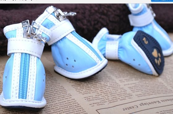 Waterproof dog sports shoes ,  Cotton Chrismas Red PET Dog Shoes