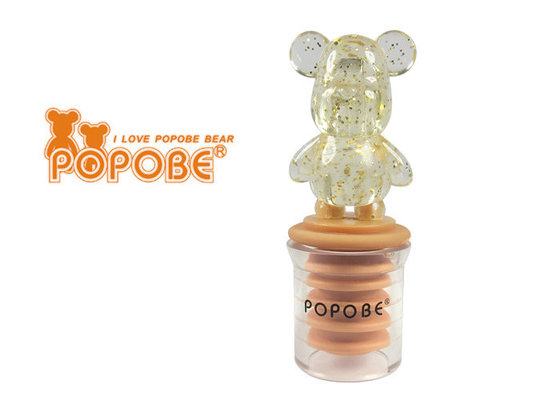 novelty POPOBE Bear fashion fridge magnets red wine stopper for Brand Promotion Item