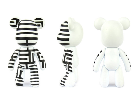 3-Inch / 8.2CM  Eco-Friendly PVC Cute Bear Toys OEM Logo Gift