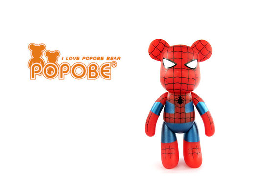 POPOBE 5 Inches Bear Phone Stent Personalized Gifts Famous Spider Man