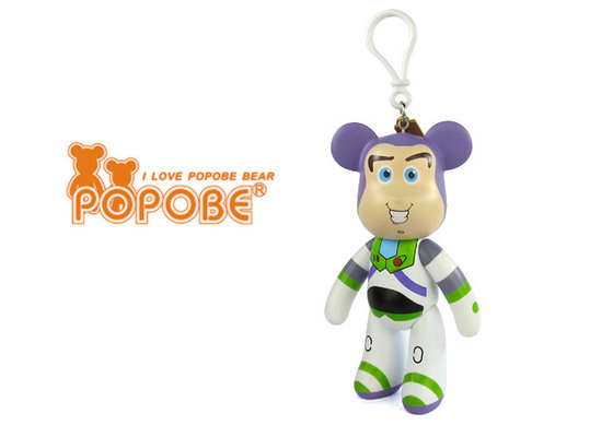 5" POPOBE Bear Buzz Lightyear PVC Professional Customised Key Chains