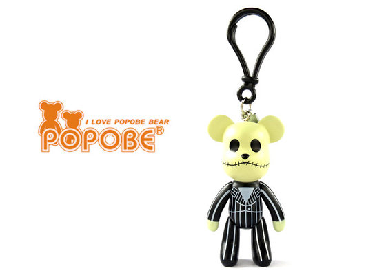 Christmas Gift Plastic Eco-Friendly POPOBE Bear Keychain Design Patent