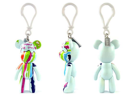 Girl Bag Ornament Mini 3 Inch POPOBE Bear Keychain Limbs Head Rotatable