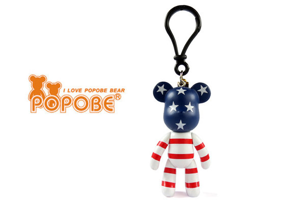 Limbs Head Rotatable POPOBE Bear Keychain
