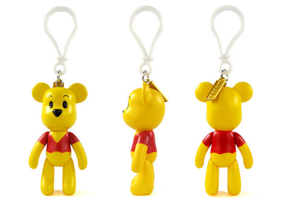 Eco-Friendly Vinyl POPOBE Bear Keychain Bag Accessories Young People Gift