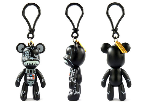 Promotional Gift 3" / 8.2cm Limbs Rotatable POPOBE Bear Keychain Plastic Buckle