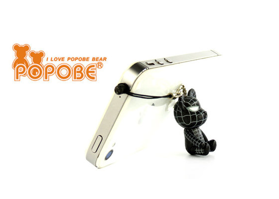 PVC Colored Desktop Mobile Phone Stand POPOBE Bear Spider-man 2inches
