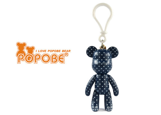 Unique Wedding Gift Couple POPOBE Bear Plastic Buckle Key Chain for Promotion Gift
