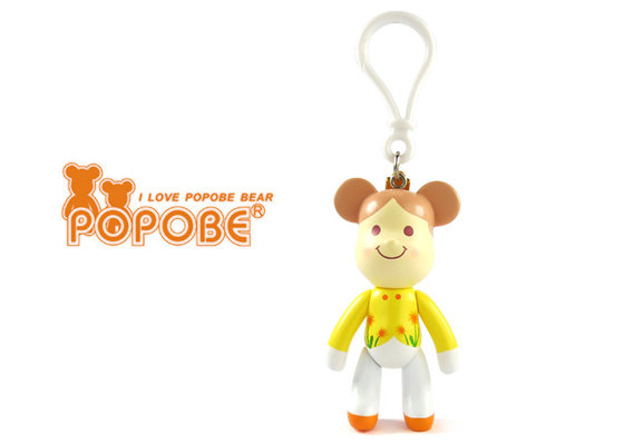 Unazukin 3 Inches POPOBE Bear Key Chain ,  Business Plastic Key Chain