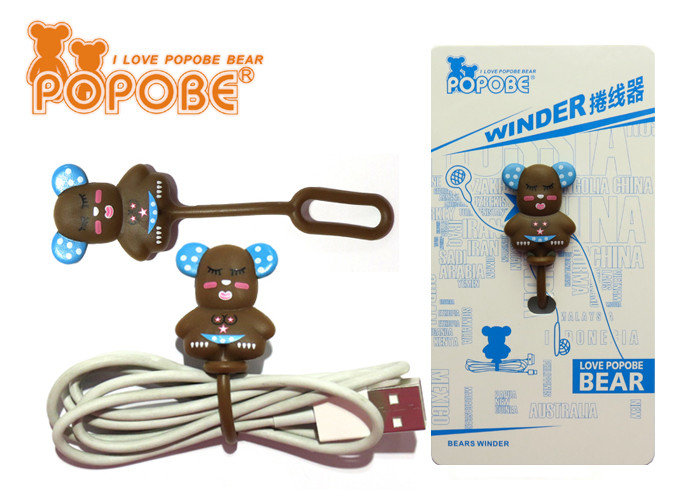 Lovely Plastic Cord Winder Headphone Cable Winder For Business Gift