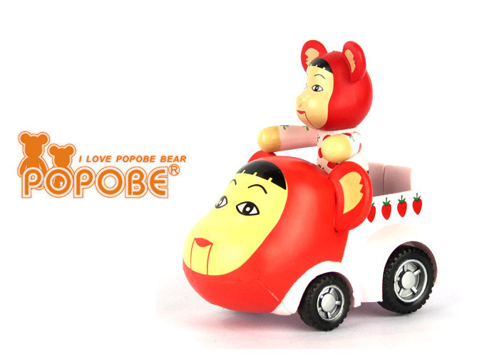 2 Inch Vinyl Car Decoration Toys Popular POPOBE Bear Design Patent