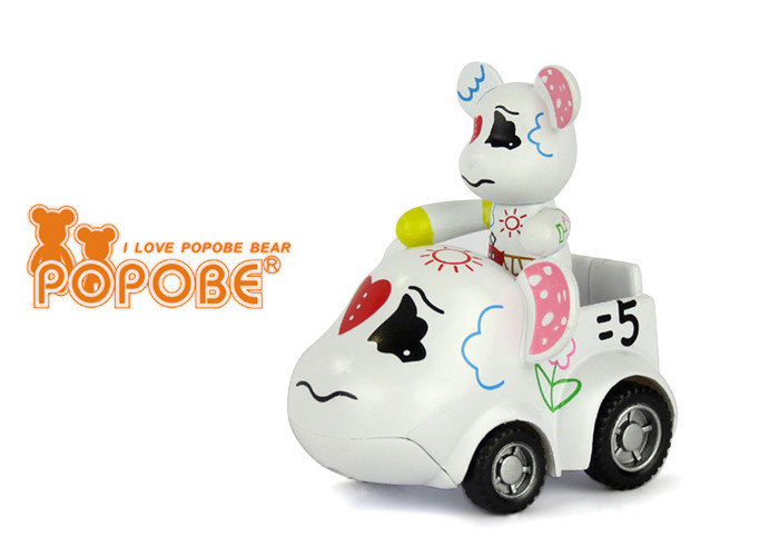 Eco-Friendly Plastic Childlike Graffiti Car Decoration Toys , CE Rohs Certificate