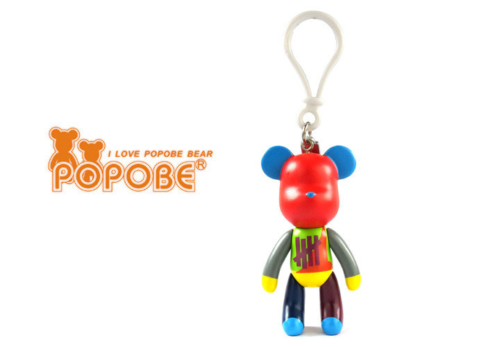 Color Contrast POPOBE Bear Keychain Decorating Bag Limbs Head Rotatable