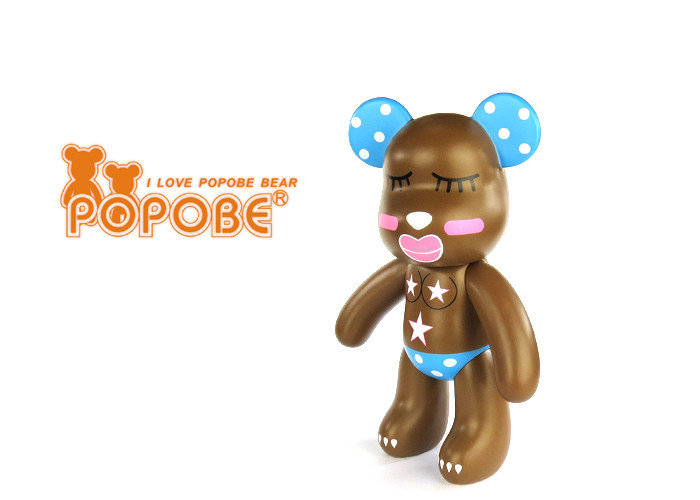 Furniture Decorating POPOBE Bear Plastic Limbs Head Rotatable Height 25CM