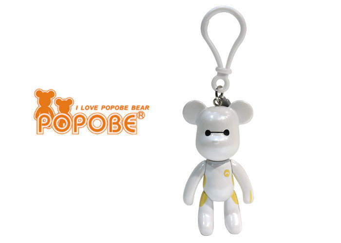 Big Hero 6 Baymax 3" POPOBE Bear Keychain , Plastick Buckle Bag Decor
