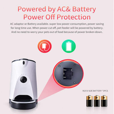 IOS / Android APP Control Video View Large / Medium Size Dog Pet Feeder