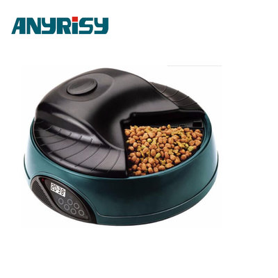 4 Tood Trays Voice Recordable Multi Colors Automatic Pet Feeder