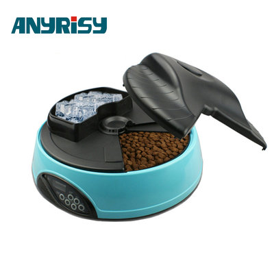 Voice Reminding Automatic Pet Feeder Backup Battery Supply Pet Bowls
