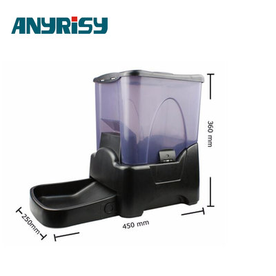 Low Battery Indicator 10.65L Capacity Automatic Cat Feeder 4 Feeding Times Pet Product
