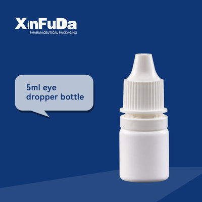 high quality small 10ml eye drop packaging bottle box dispenser plastic dropper bottle with pink white color eye dropper