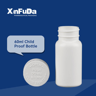 Wholesale Empty Round White HDPE Capsules Tablets Bottle 45ml 60ml 75ml 85ml 100ml 150ml 200ml Plastic Medicine Pills Bo