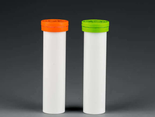 92mm*21mm Effervescent Tubes Plastic Bottles For Tablets Hot Selling 40ml 60ml PP White Plastic Effervescent tube
