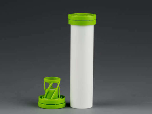 92mm*21mm Effervescent Tubes Plastic Bottles For Tablets Hot Selling 40ml 60ml PP White Plastic Effervescent tube