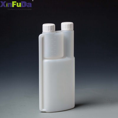 500ml Dosing Bottle A205 plastic twin neck bottle double neck bottle manufacturer double neck bottle dispenser