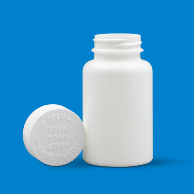 Wholesale Empty Round White HDPE Capsules Tablets Bottle 45ml 60ml 75ml 85ml 100ml 150ml 200ml Plastic Medicine Pills Bo