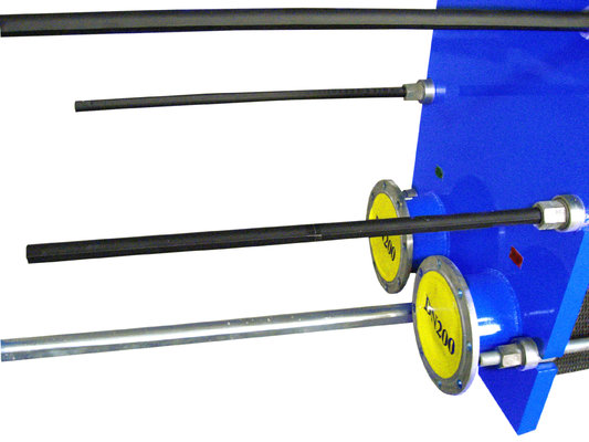 Blue Flat Plate Heat Exchanger , Hot Water Plate Type Exchanger For Wastewater Food Pharmacy Factory