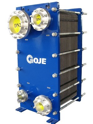 Industrial Ss Semi Welded Plate Heat Exchanger ,  Titanium Gasketed Flat Plate Heat Exchanger