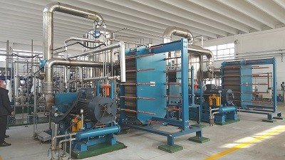 Falling Film MVR Flat Plate Heat Exchanger For Sugar Refinery Advanced Technology Good Reputation