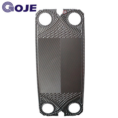 M10 Corrugated Plate Heat Exchanger Flat Plate Heat Transfer With Gasket 304 316 Steel For Food Process