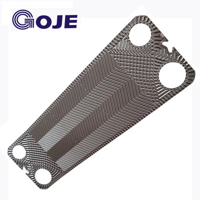 Flat Heat Exchanger Plate ,  Plate Type Heat Exchanger Parts For Milk Industry High Efficiency GOJE M15M