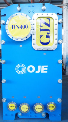 Electric Stacked Water To Water Plate Heat Exchanger For Sea Water Process Rising Film
