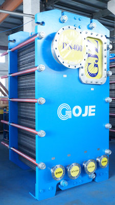 Electric Stacked Water To Water Plate Heat Exchanger For Sea Water Process Rising Film