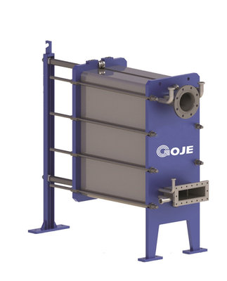 Falling Film Titanium Plate Heat Exchanger For Milk Juice Industry , Plate Type Heat Exchanger