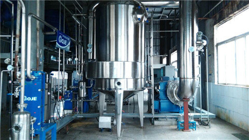 Energy Saving Mechanical Vapor Recompressor For Delta Gluconolactone Food Additives Factory