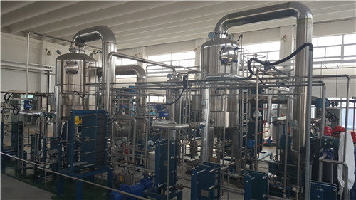 Plate MVR Mechanical Vapor Evaporator for Calcium Lactate Low Steam Consumption