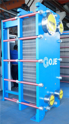 Waste Heat Recovery Corrugated Plate Heat Exchanger For Petrochemical Factory BL0.6