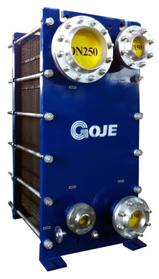Double Plate Frame Heat Exchanger BW DN200 Pipe , Phe Plate Heat Exchanger For Paper Making Industry