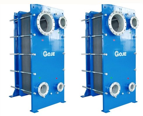 Titanium High Heat Exchanger Plate Type Condenser Sea Water Treatment 1.6Mpa Press