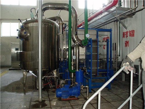 Multiple Effect Vacuum Sanitary Plate Heat Exchanger for Sugar Refinery Energy Saving System