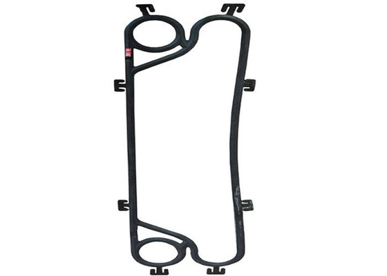 Industrial PHE Plate Clip EPDM Gasket Customized Size For Hot Water Steam