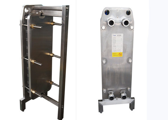 Saline Water Climbing Film PHE Plate Heat Exchanger With NBRH Gasket CS Frame