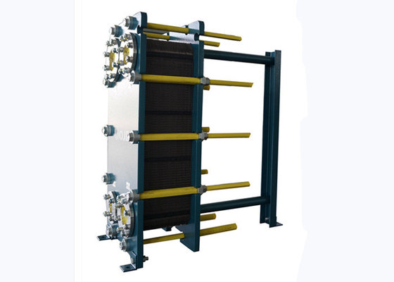Industrial Phe Heat Exchanger Carbon Steel With NBR / EPDM Gasket For Mineral Water