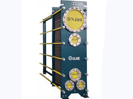 NBR Gasket Plate Type Condenser Titanium Plate For Industrial Heating Recovery