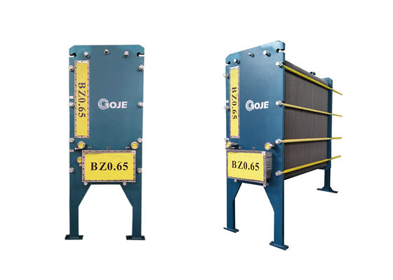 Energy Saving Flat Plate Heat Exchanger Climbing Falling Film Evaporator For Food Industry